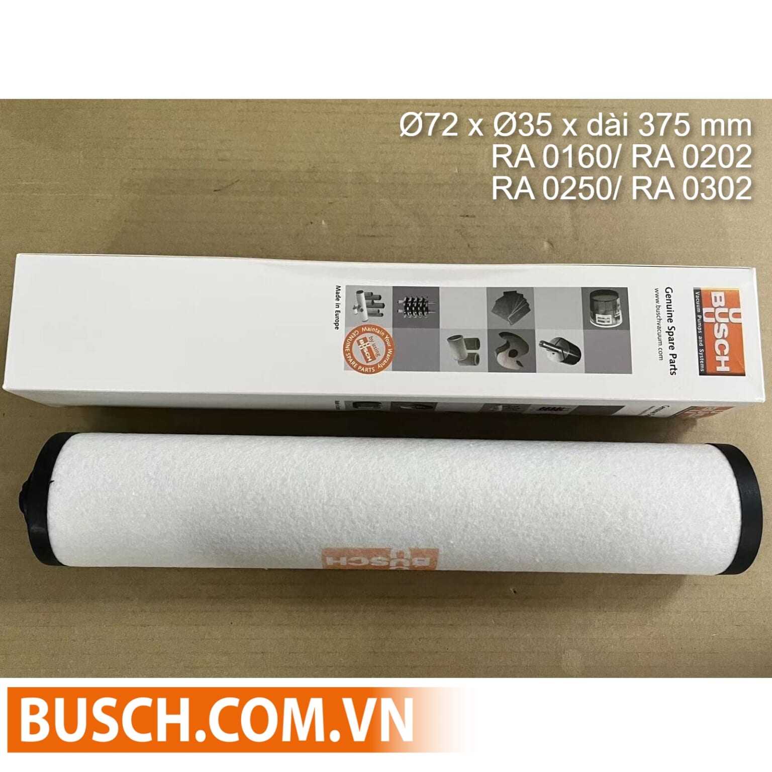 Bơm hút chân không Busch - Giá chi tiết